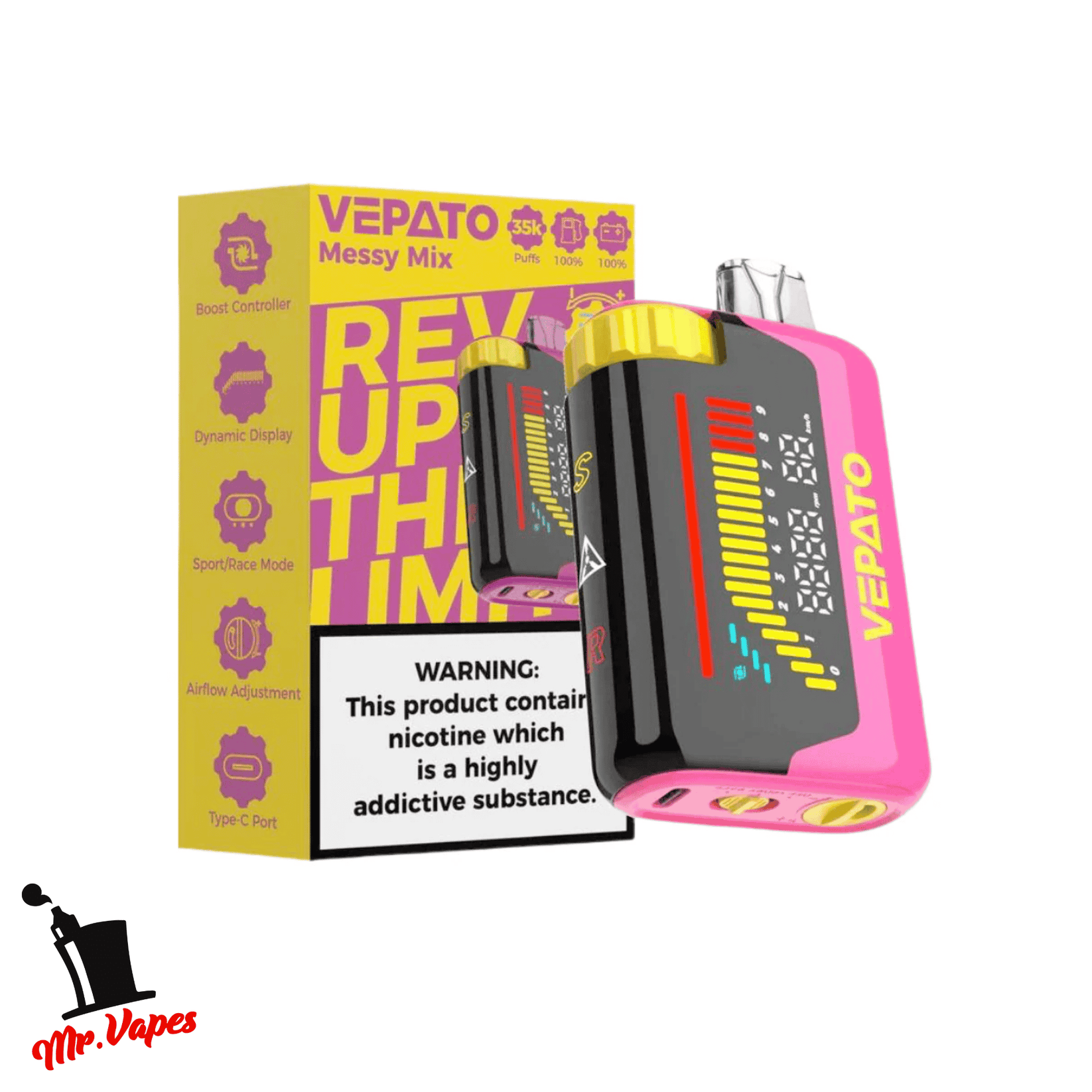 Vepato | Desechable 35,000 hits - Mr Vapes