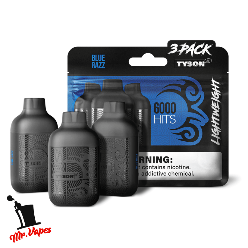 Tyson - Lightweight | Desechable 6000 hits - 3 pack - Mr Vapes